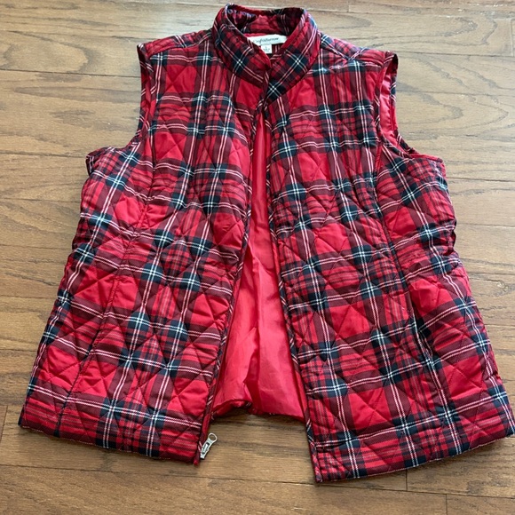 croft & barrow | Jackets & Coats | Croft Barrow Red And Black Plaid ...